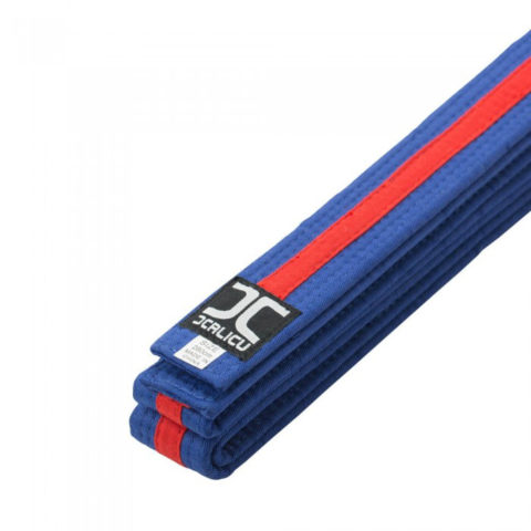 JC Red Tag (blue belt red strip) MARTIAL ARTS BELTS | Martial Arts ...